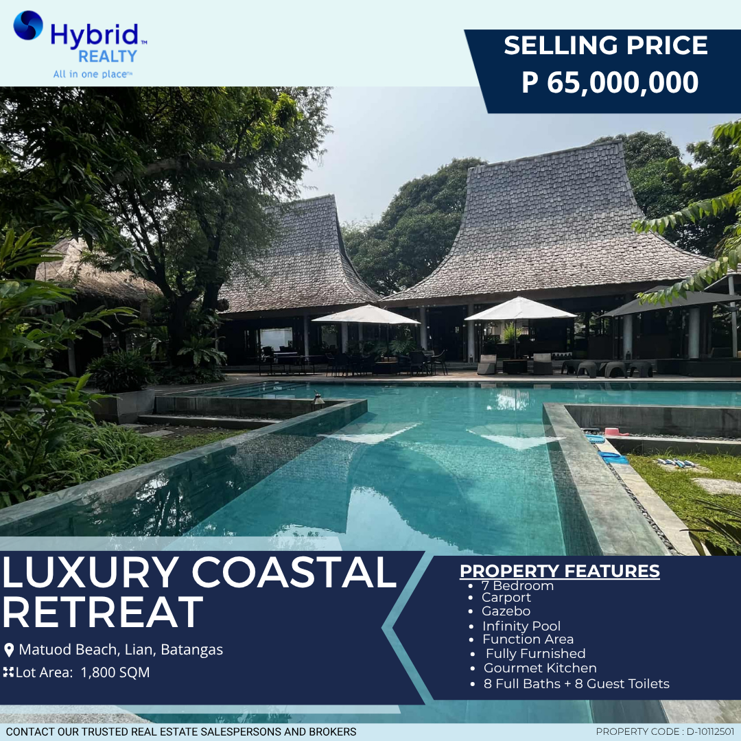 Exquisite Private Beachfront Haven in Matuod Beach, Lian, Batangas ...